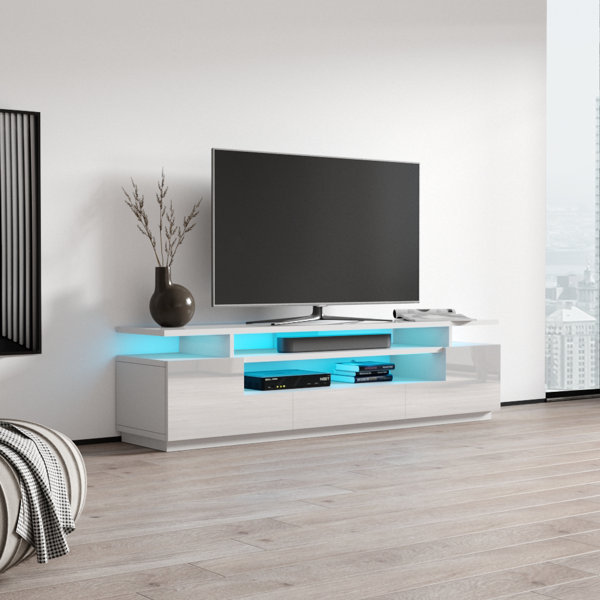 Orren Ellis Delrosario TV Stand for TVs up to 85" & Reviews | Wayfair