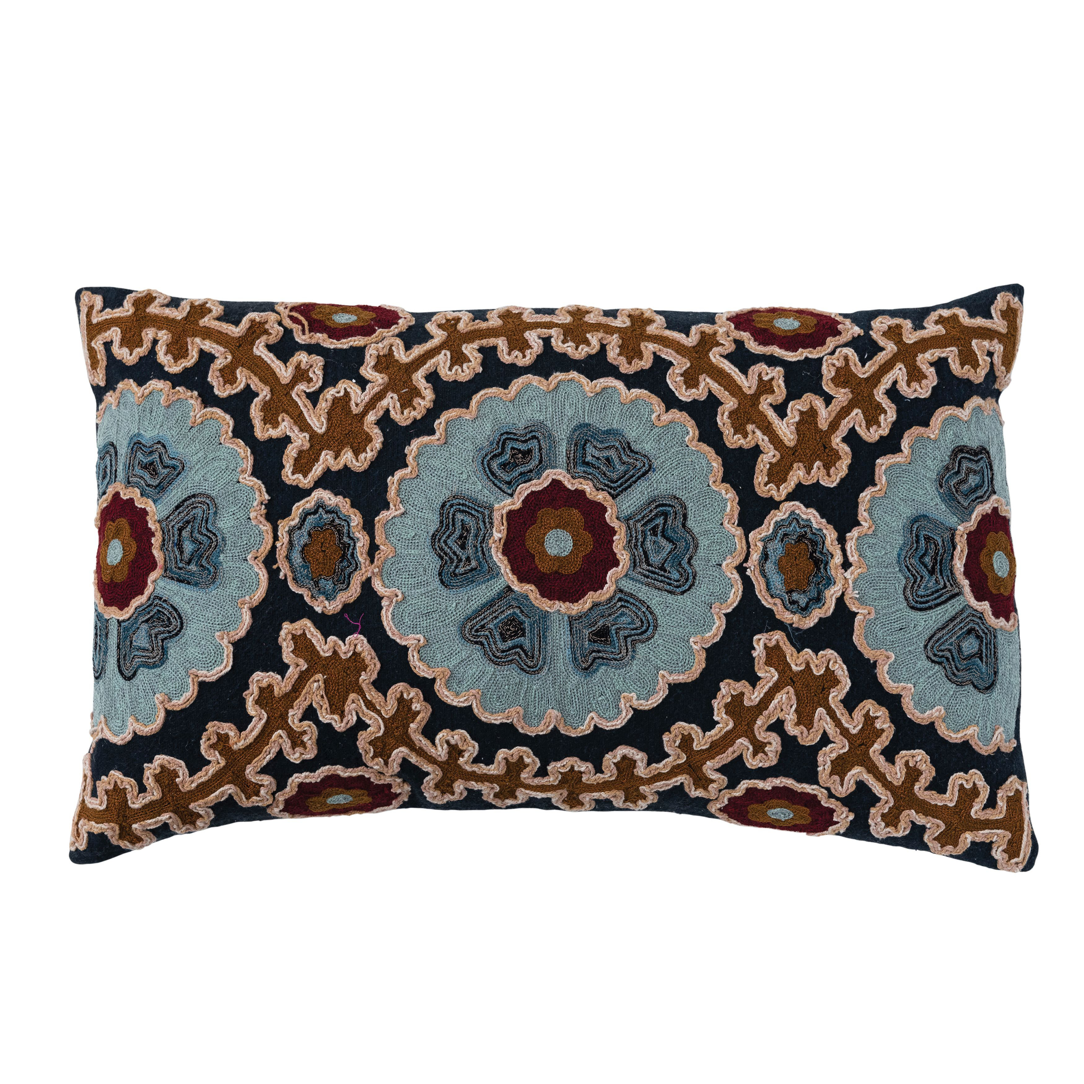 Creative Co-Op Cotton Lumbar Rectangular Pillow | Wayfair