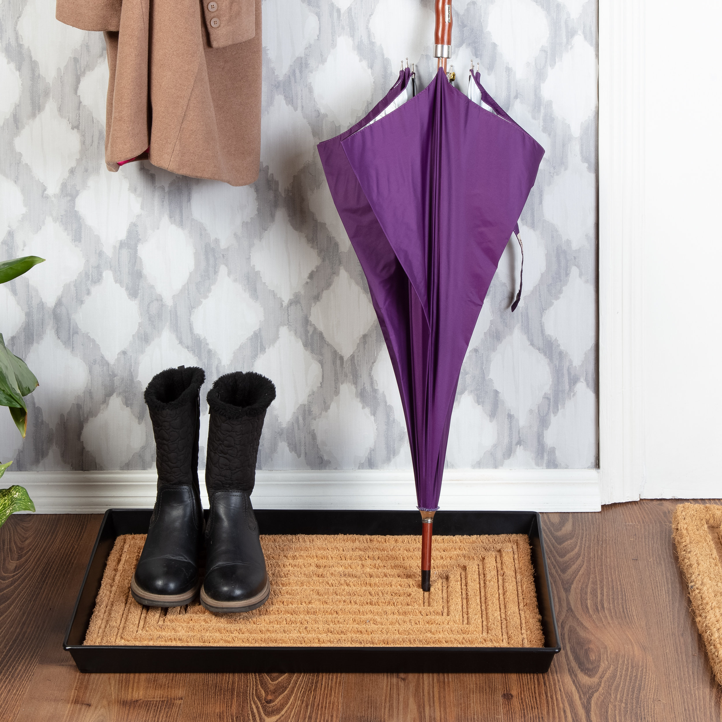 Red Barrel Studio® Ashaki Non-Slip Outdoor Boot Tray & Reviews | Wayfair