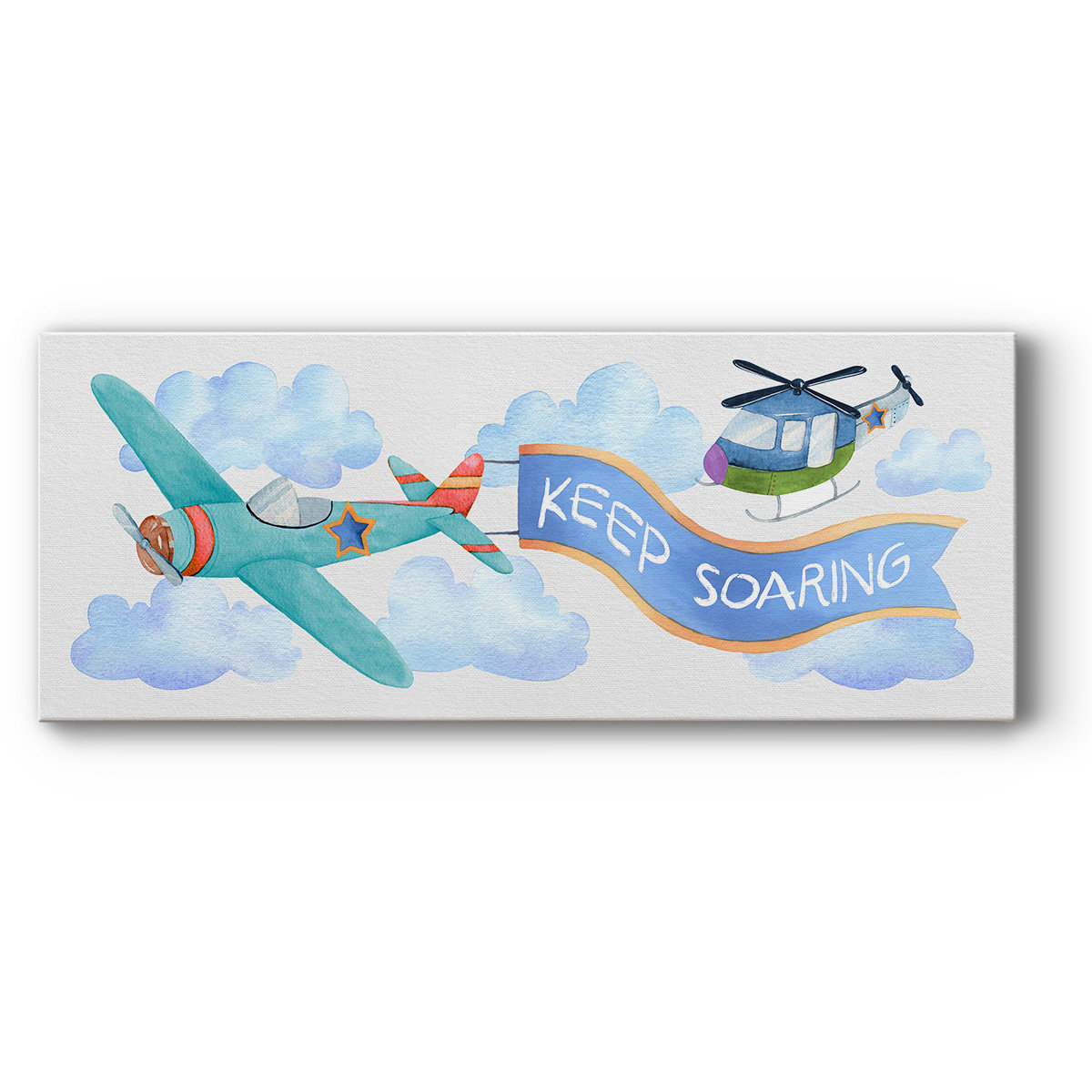 Red Barrel Studio® Soap Airplane On Canvas Print | Wayfair