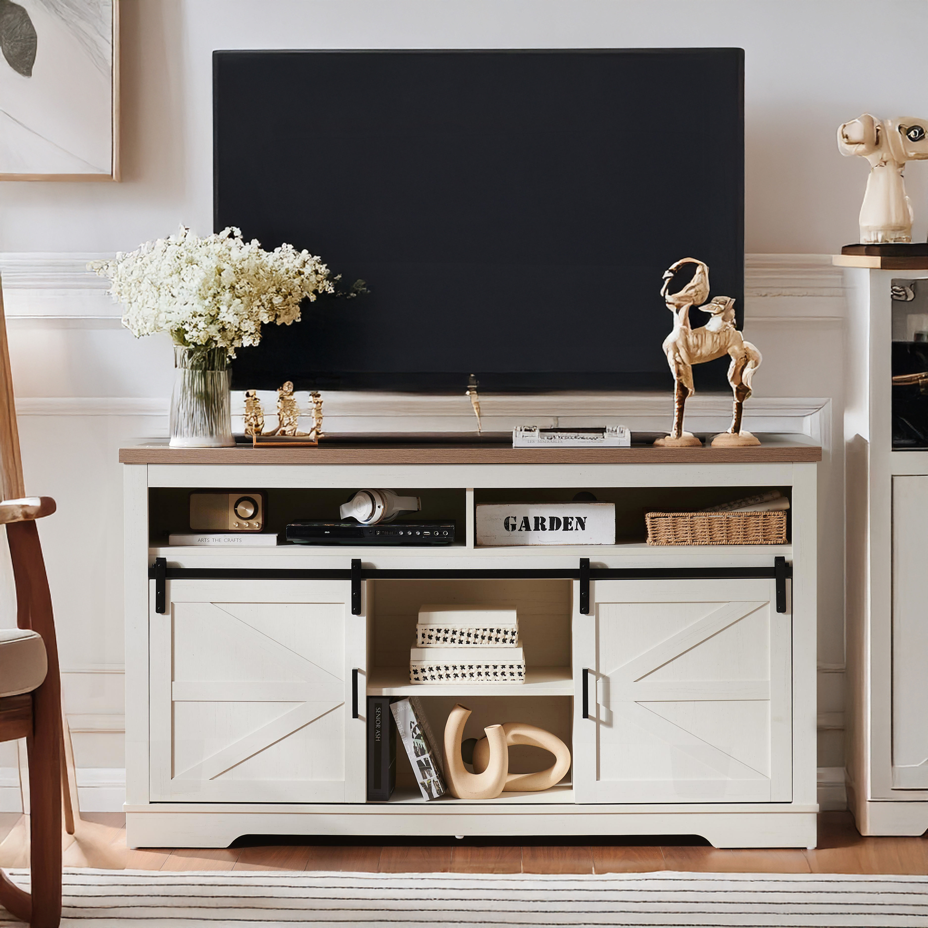 Latitude Run® Charming Rustic Dash with Sliding Door and Abundant ...