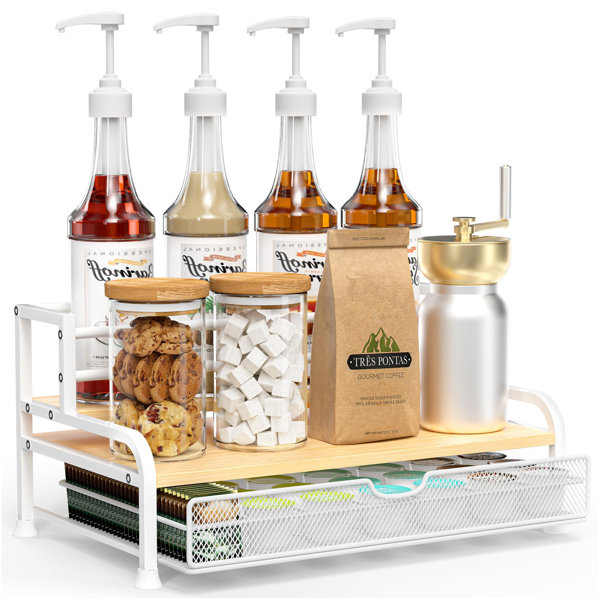 MARLIN MANUFACTURING COMPANY, INCORPORATED Coffee Syrup Rack Organizer ...