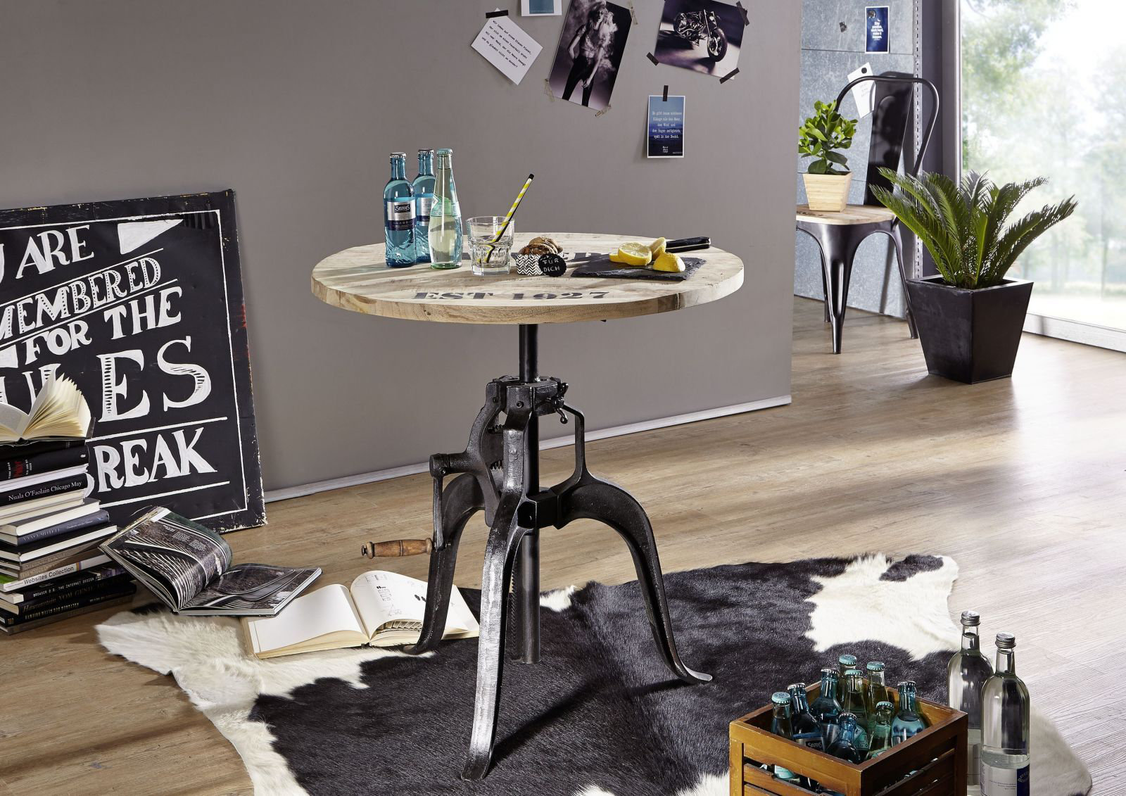 Massivmoebel24 Factory Dining Table | Wayfair.co.uk