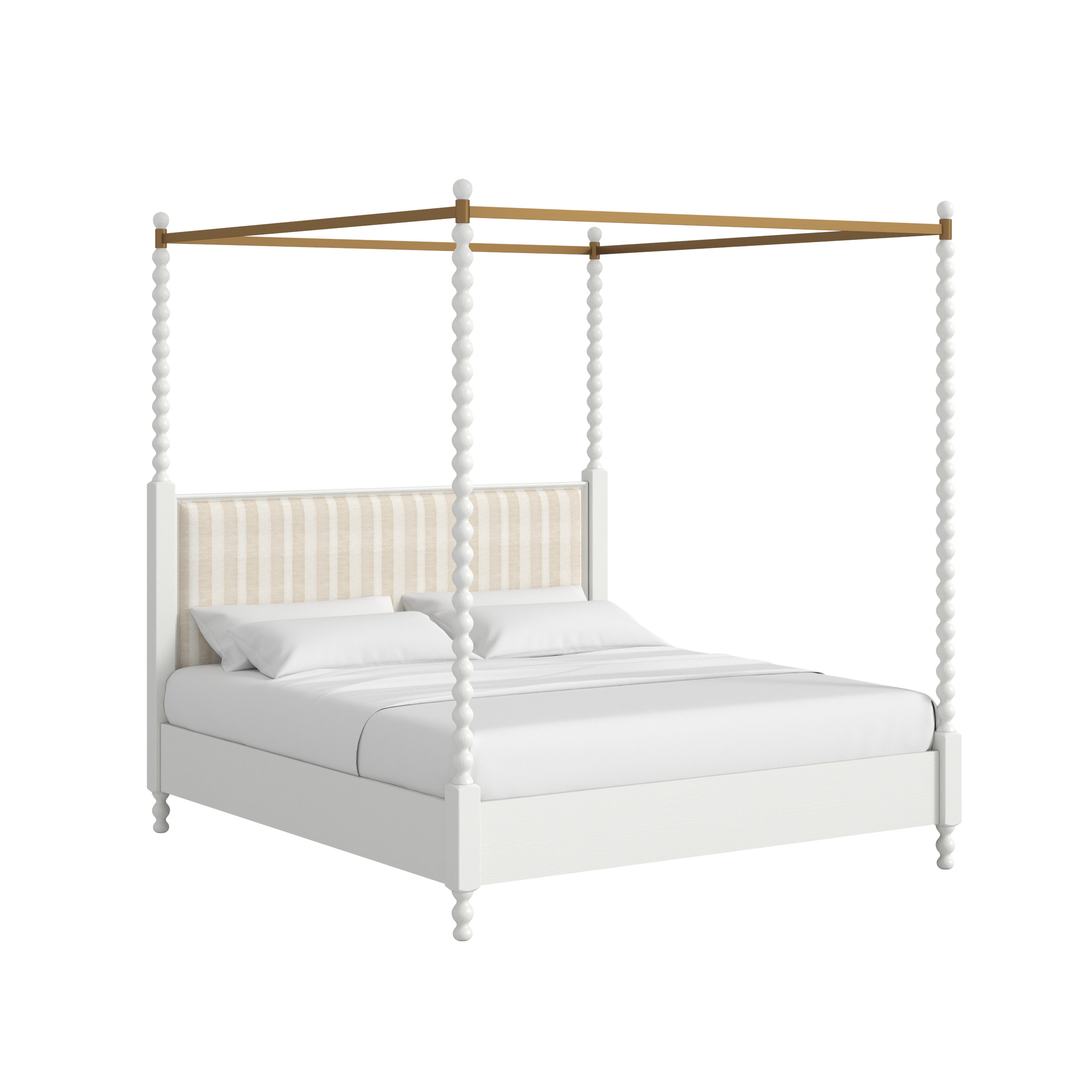 A.R.T. Haven Uph Canopy Poster Bed | Wayfair
