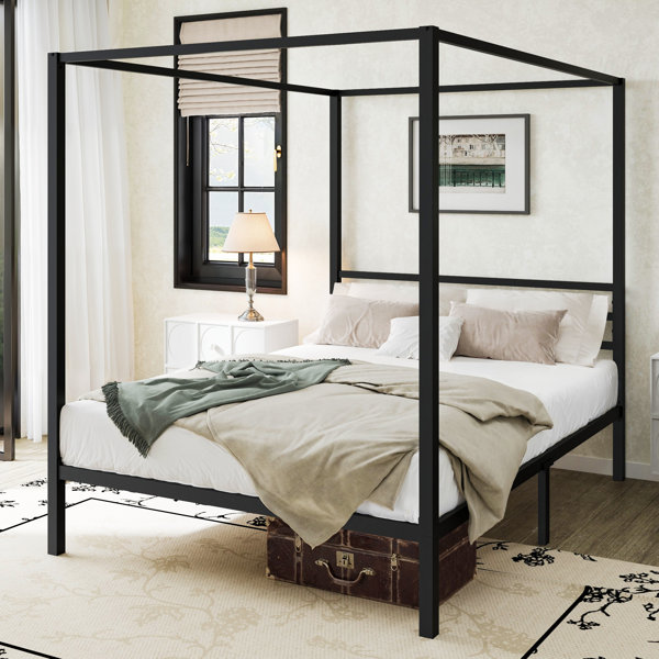 Black Canopy Beds You'll Love | Wayfair