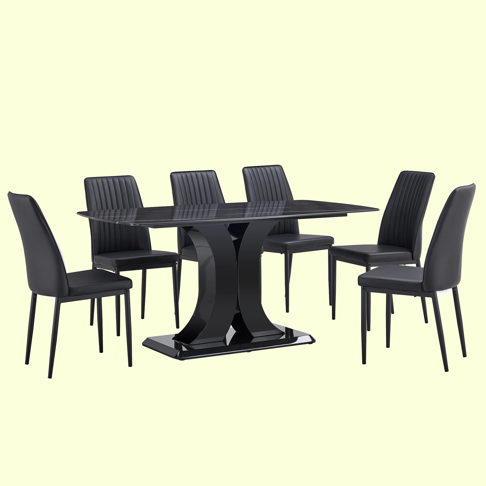 Corrigan Studio® Liyanah 6 - Person Dining Set | Wayfair