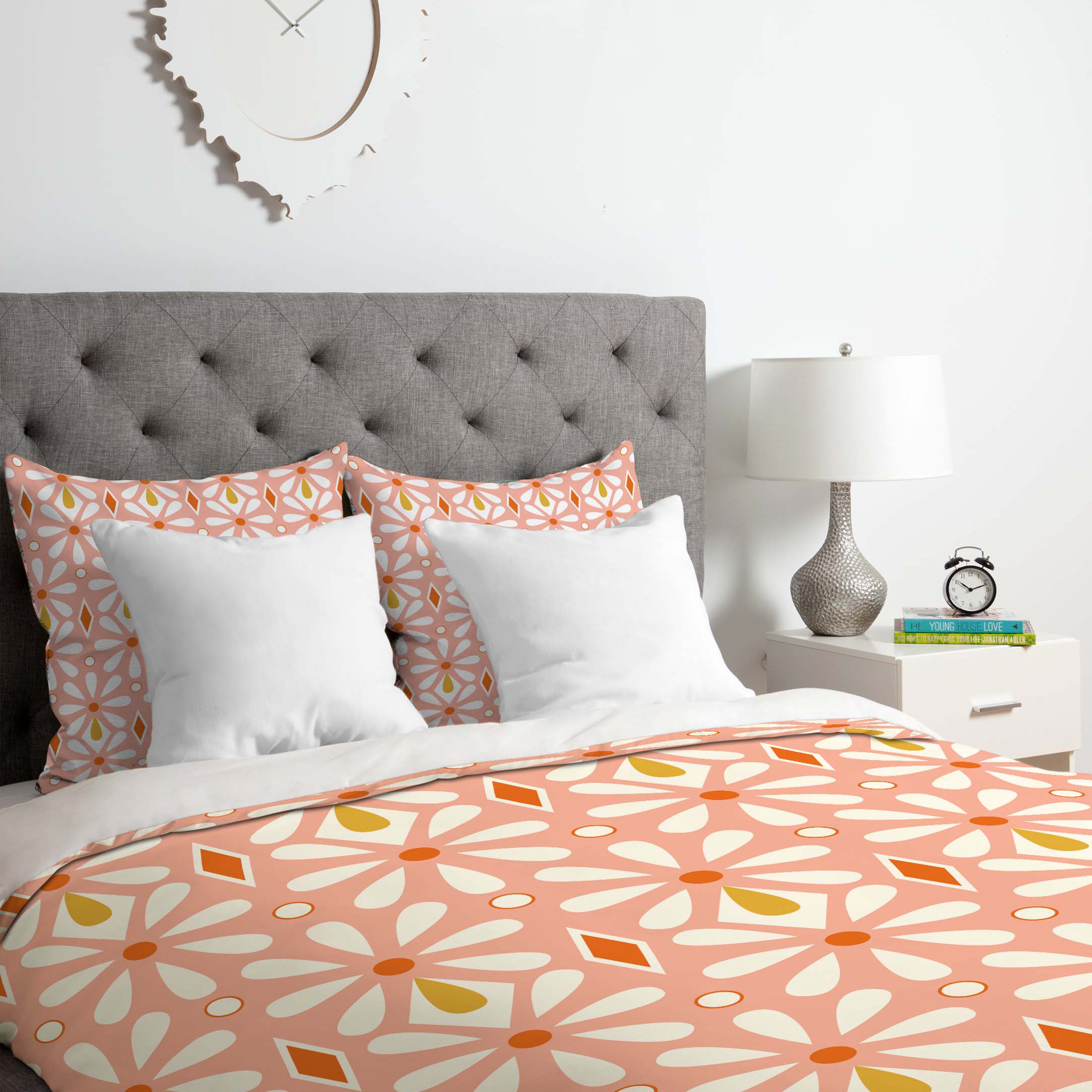 Deny Designs Fleurette Radiant Duvet Cover Set | Wayfair