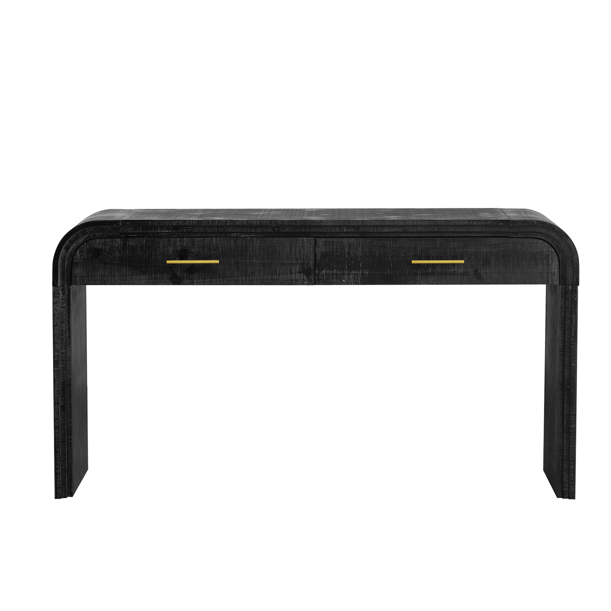 Gracie Oaks Unique Retro Console Table With Open Top Drawers – TREXM ...