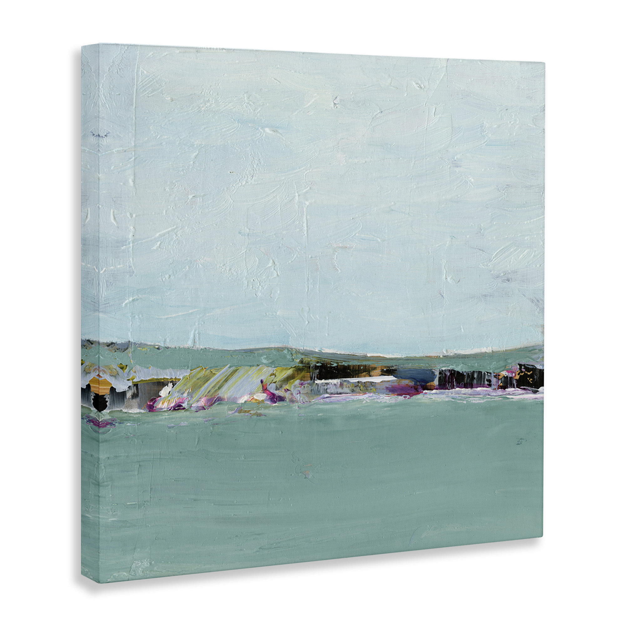 Highland Dunes Abstract Ocean Island Canvas Wall Art by Ethan Harper ...
