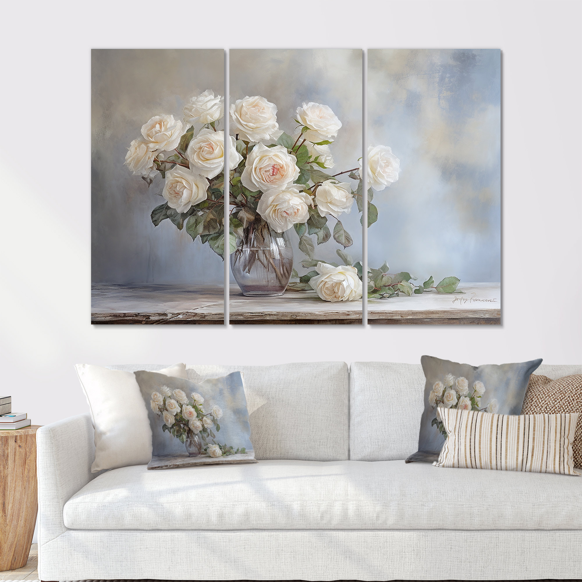 Lark Manor™ Gorgeous Rose Bouquet II - Roses Wall Decor Set | Wayfair
