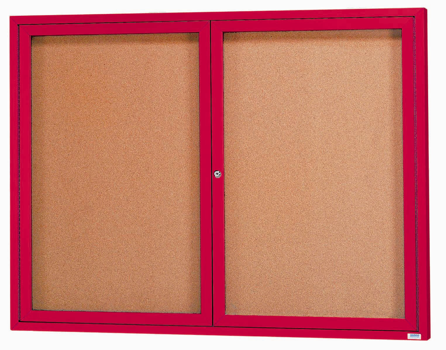 AARCO Two Enclosed Bulletin Board with Frame | Wayfair