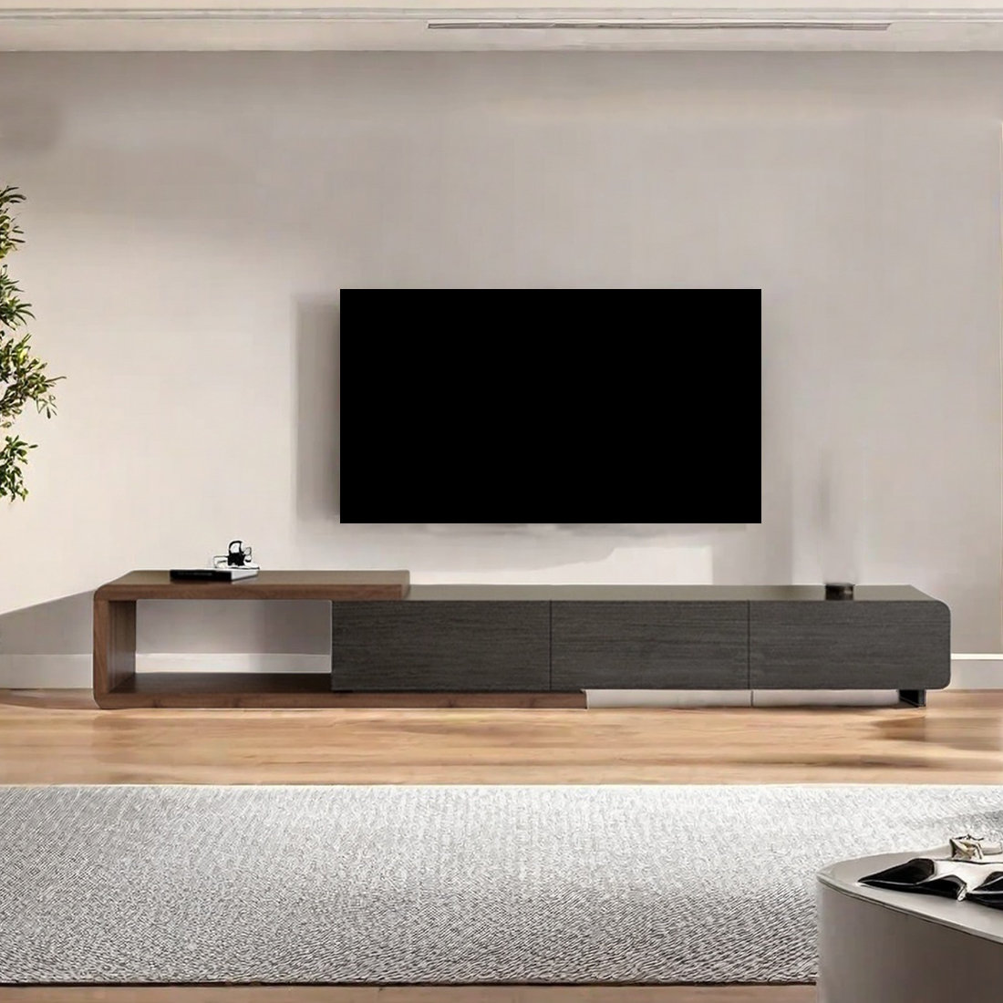 Creature B Comforts Modern Retractable TV Stand | Wayfair