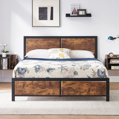 Bed Frame Wood Bed Frames You'll Love | Wayfair