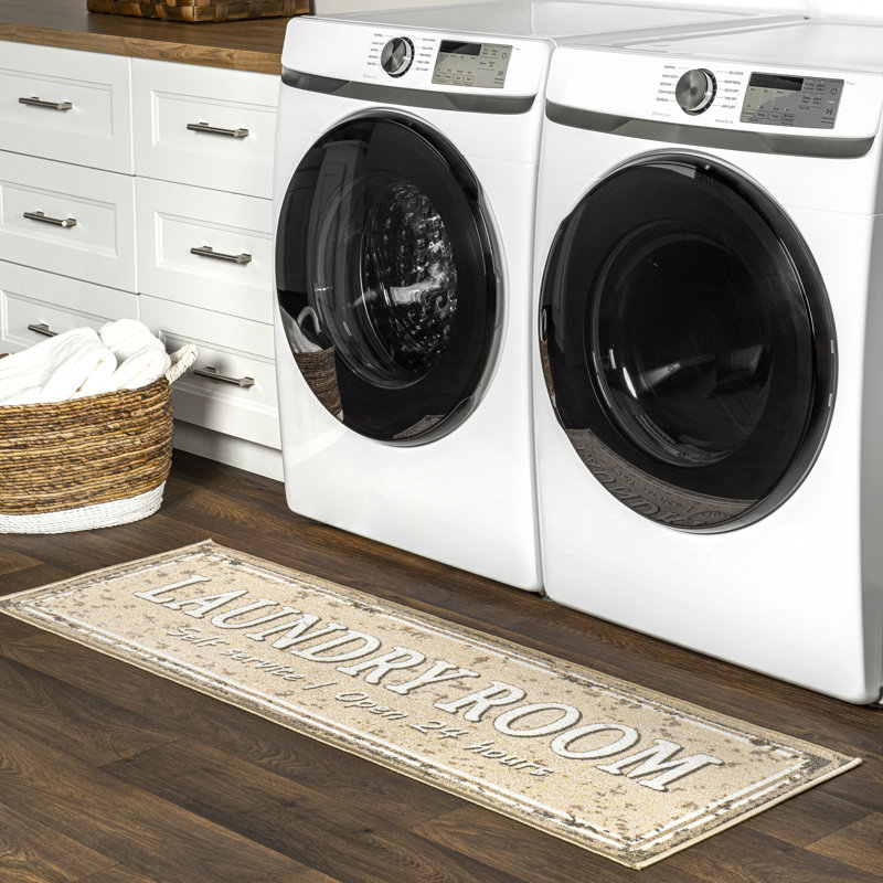 Trinx Graphic Machine Washable Laundry Mat & Reviews | Wayfair