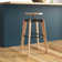 Steelside™ Hull Adjustable Height Counter Stool & Reviews | Wayfair