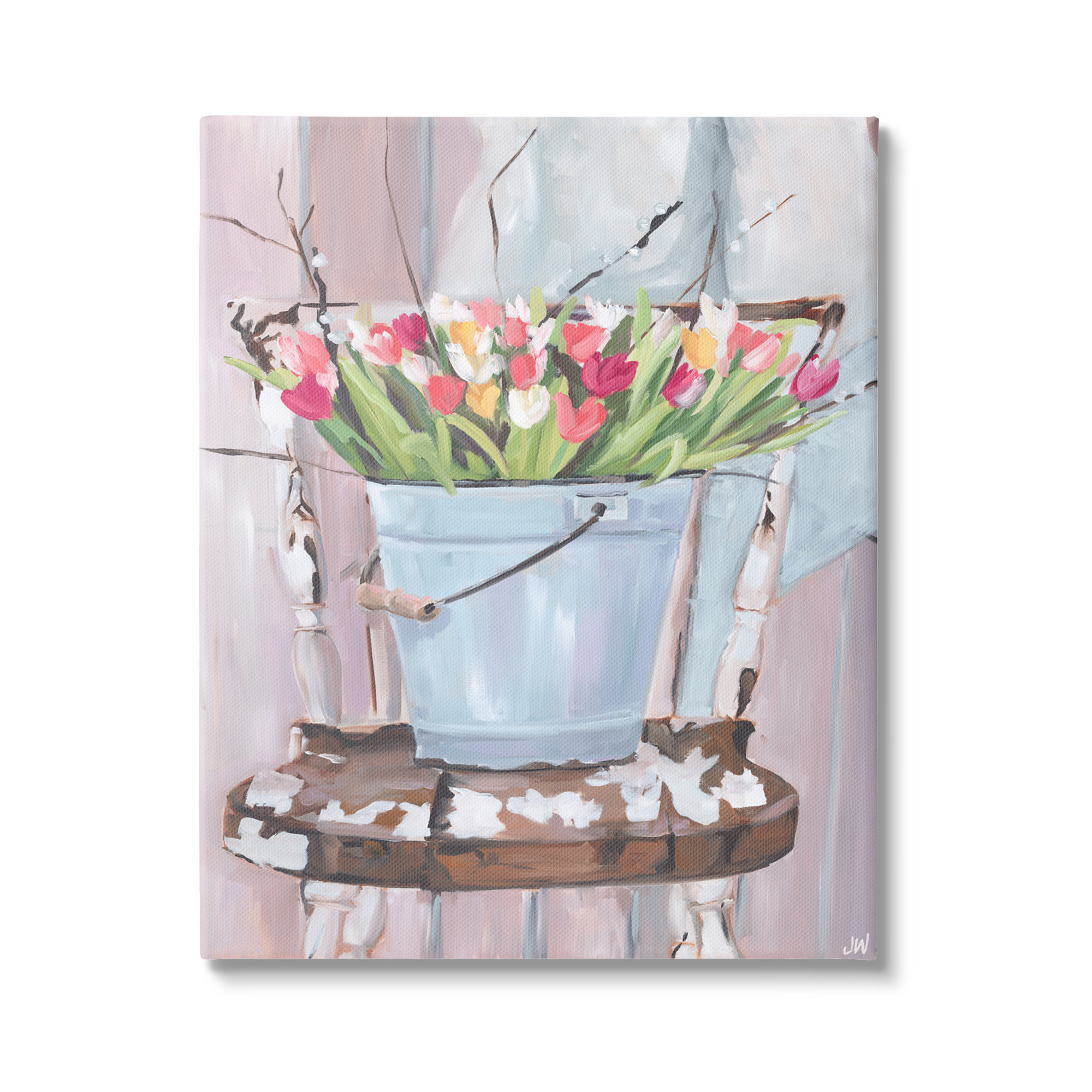 August Grove Tulip Bouquet Still Life Canvas Wall Art by Jenny ...