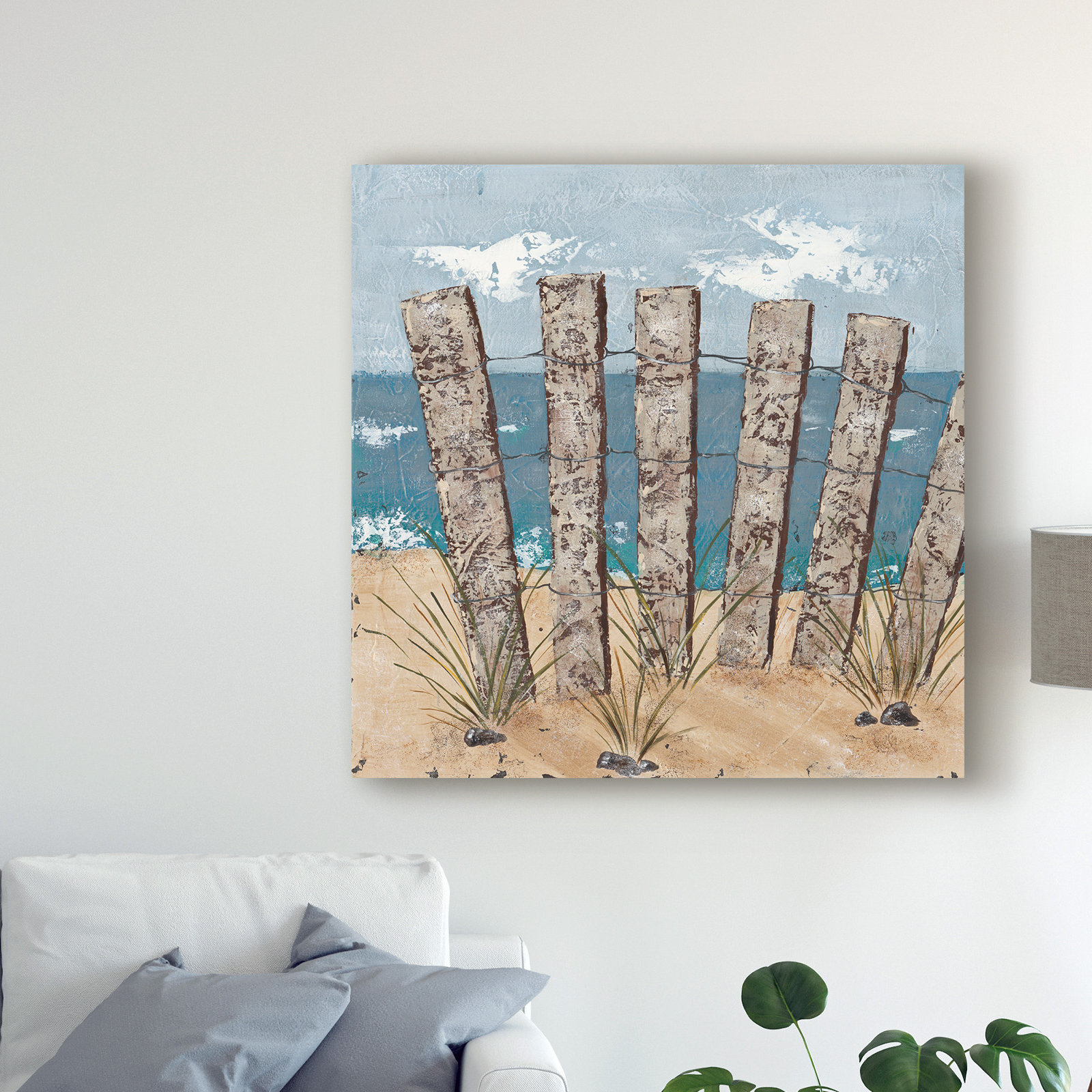 Highland Dunes Beach Scene Triptych I by Jade Reynolds - Print on ...