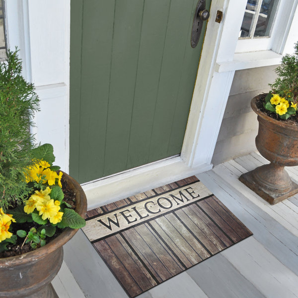 Symple Stuff Wooden Weave Doormat | Wayfair.co.uk