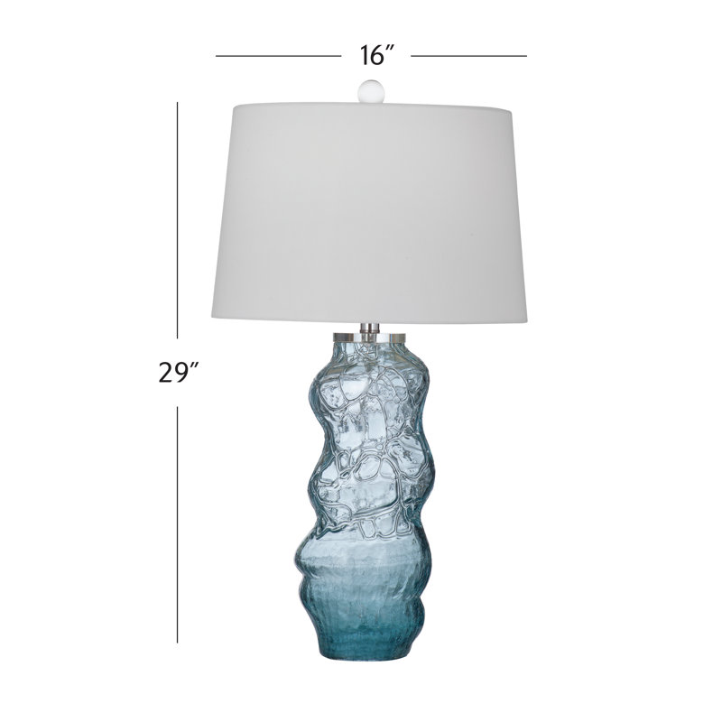 Everly Quinn Andrien Glass Table Lamp | Wayfair