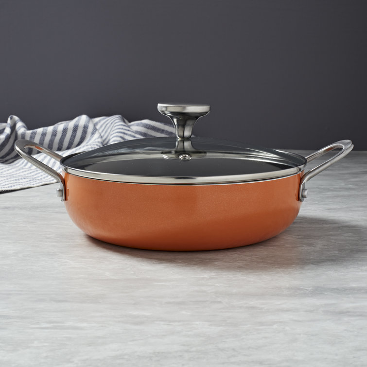 Infuse Non-Stick Aluminum Sauteuse Pan & Reviews | Wayfair