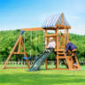 ROBUD Wooden Swing Set with Slide and 2 Swing(s) & Reviews | Wayfair