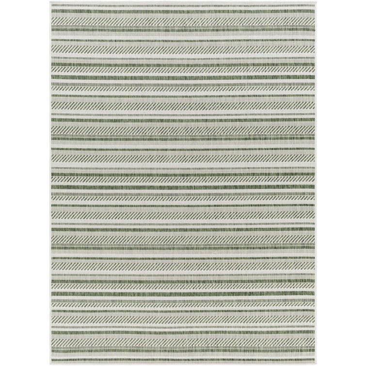 The Twillery Co.® Granby Machine Woven Indoor/Outdoor Striped Area Rug ...