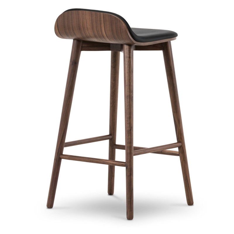 AllModern Beck 26'' Seat Height Counter Stool - Solid Wood Frame and ...