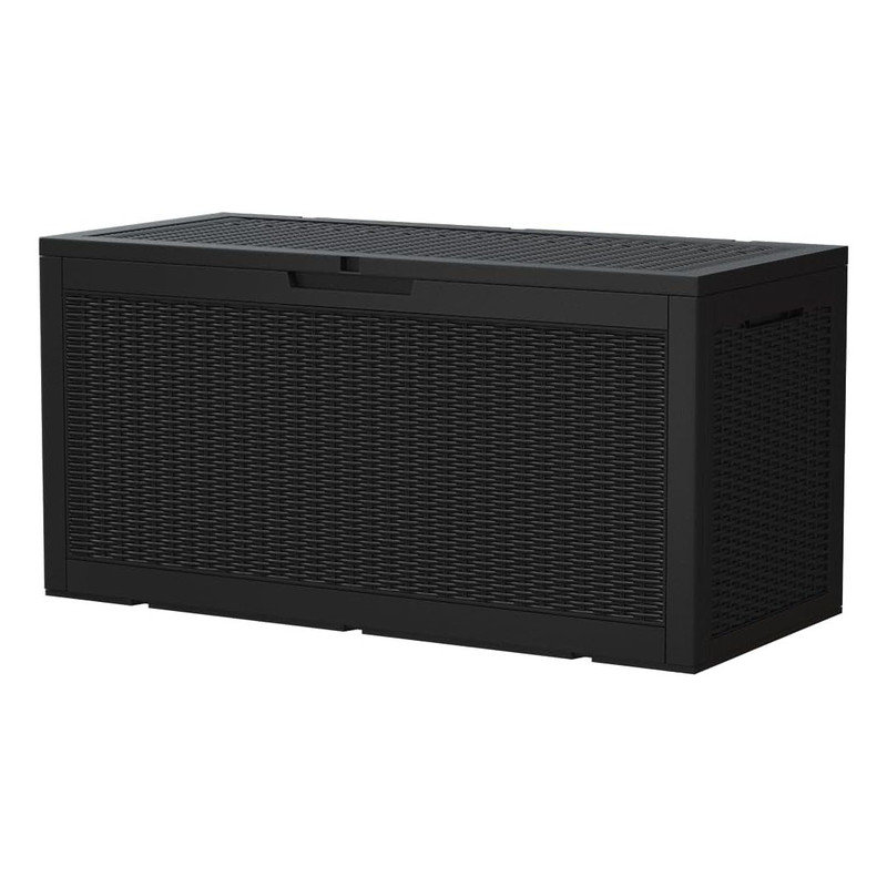 Hokku Designs Large Resin Outdoor Storage Box, Waterproof and UV ...