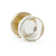 Explore Hardware Seychelles Satin Gold Door Knob with Round Crystal ...