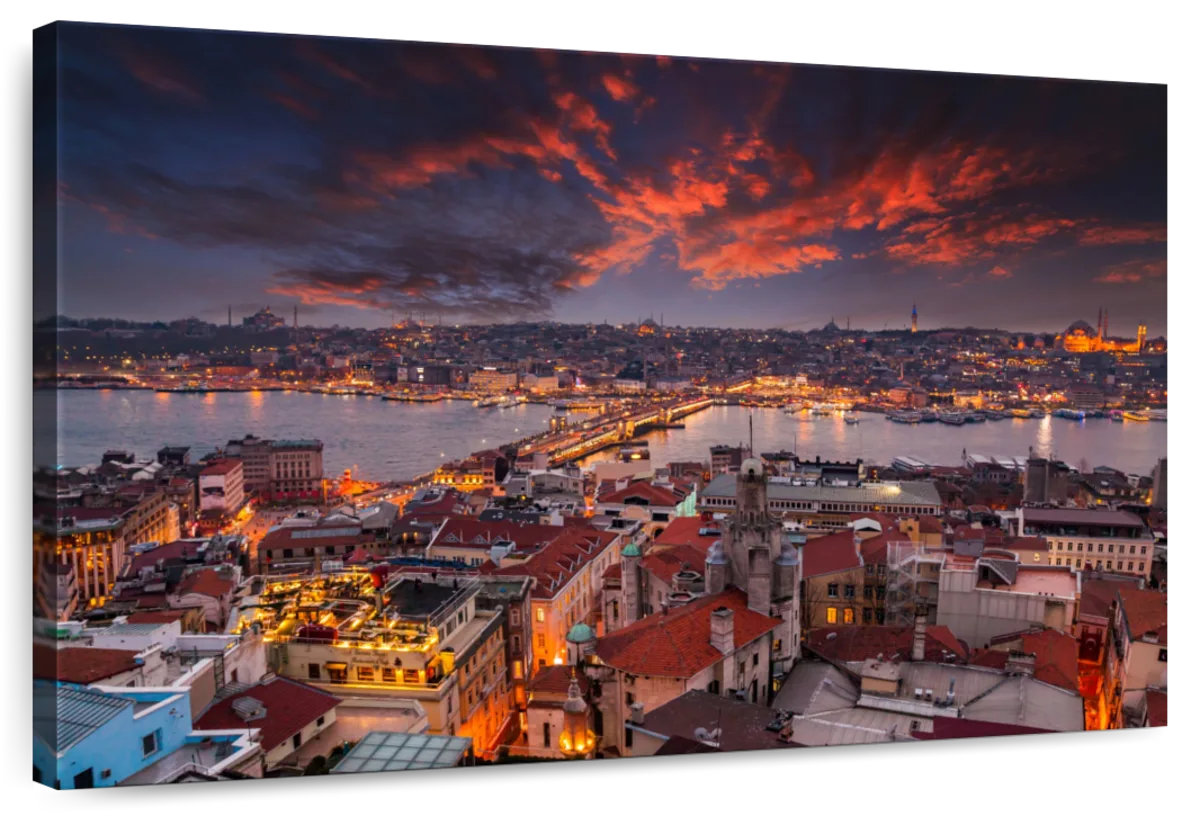 Elephant Stock Istanbul Sunset Cityscape | Wayfair