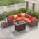 Wade Logan® Caydin 5 - Person Outdoor Seating Group with Cushions ...