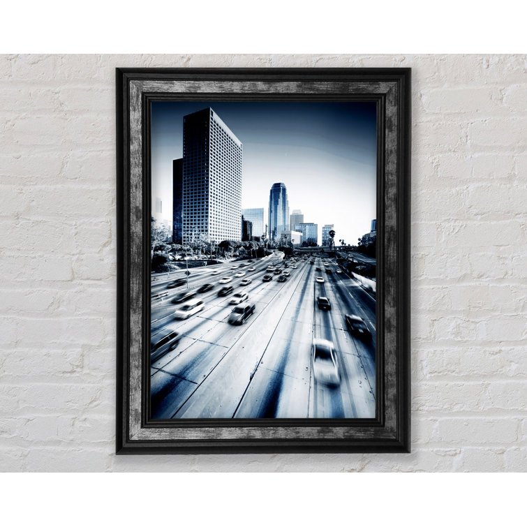 Bright Star Los Angeles Highways - Single Picture Frame Art Prints ...