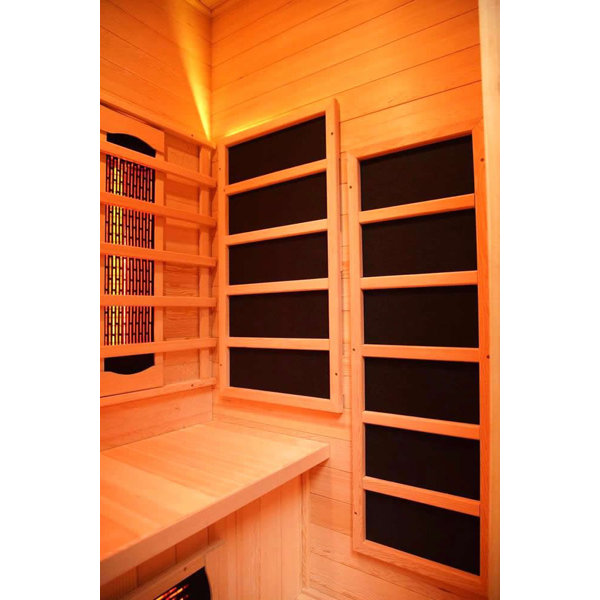 Vidalux Platinum 2 Person Full Spectrum Infrared Sauna With Complete ...