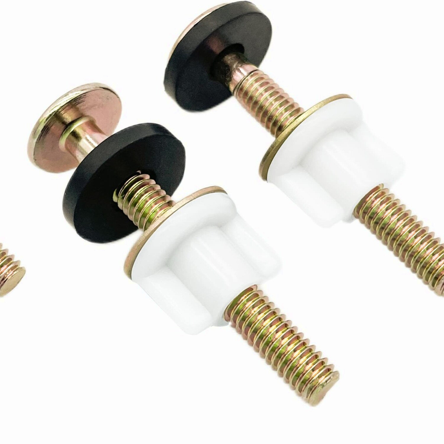 Symple Stuff Universal Heavy Duty Seat Hinge Bolt Set with Plastic Nuts ...
