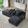 Latitude Run® Comfortable Sectionals With Deep Plush Fabric, Modern L ...