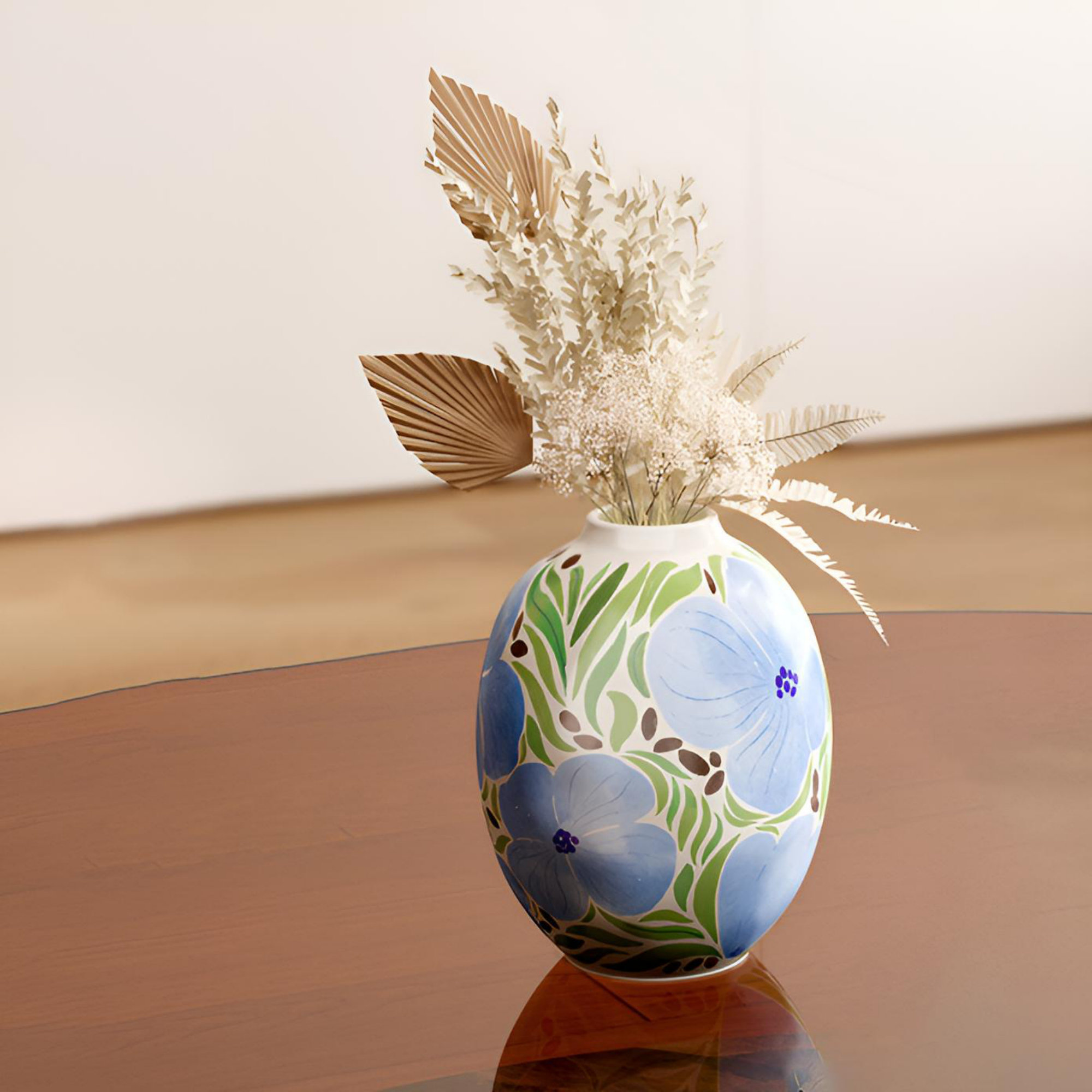 Red Barrel Studio® High Temperature Fired Glossy Glazed Ceramic Vase ...