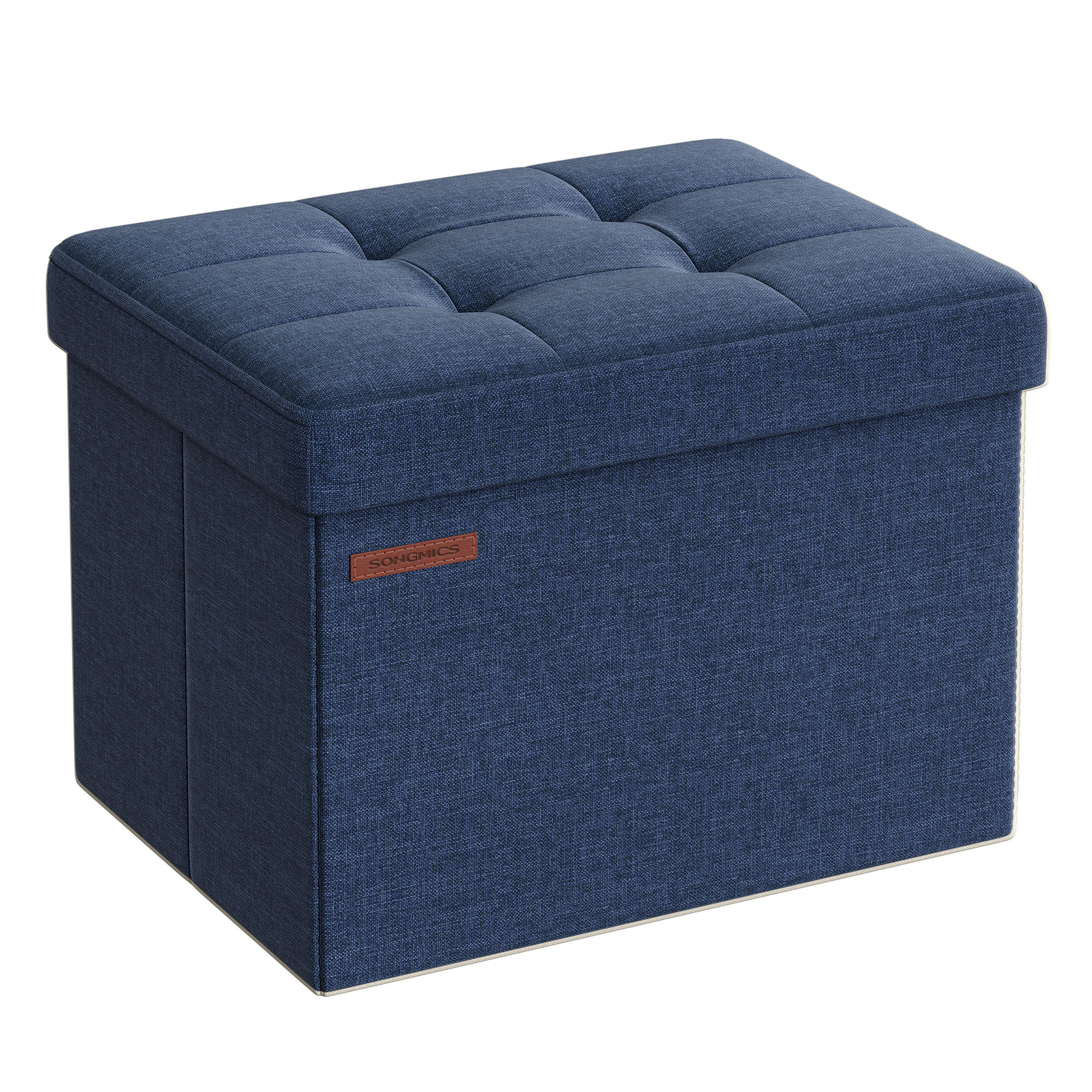 Ebern Designs Small Folding Storage Ottoman & Reviews | Wayfair