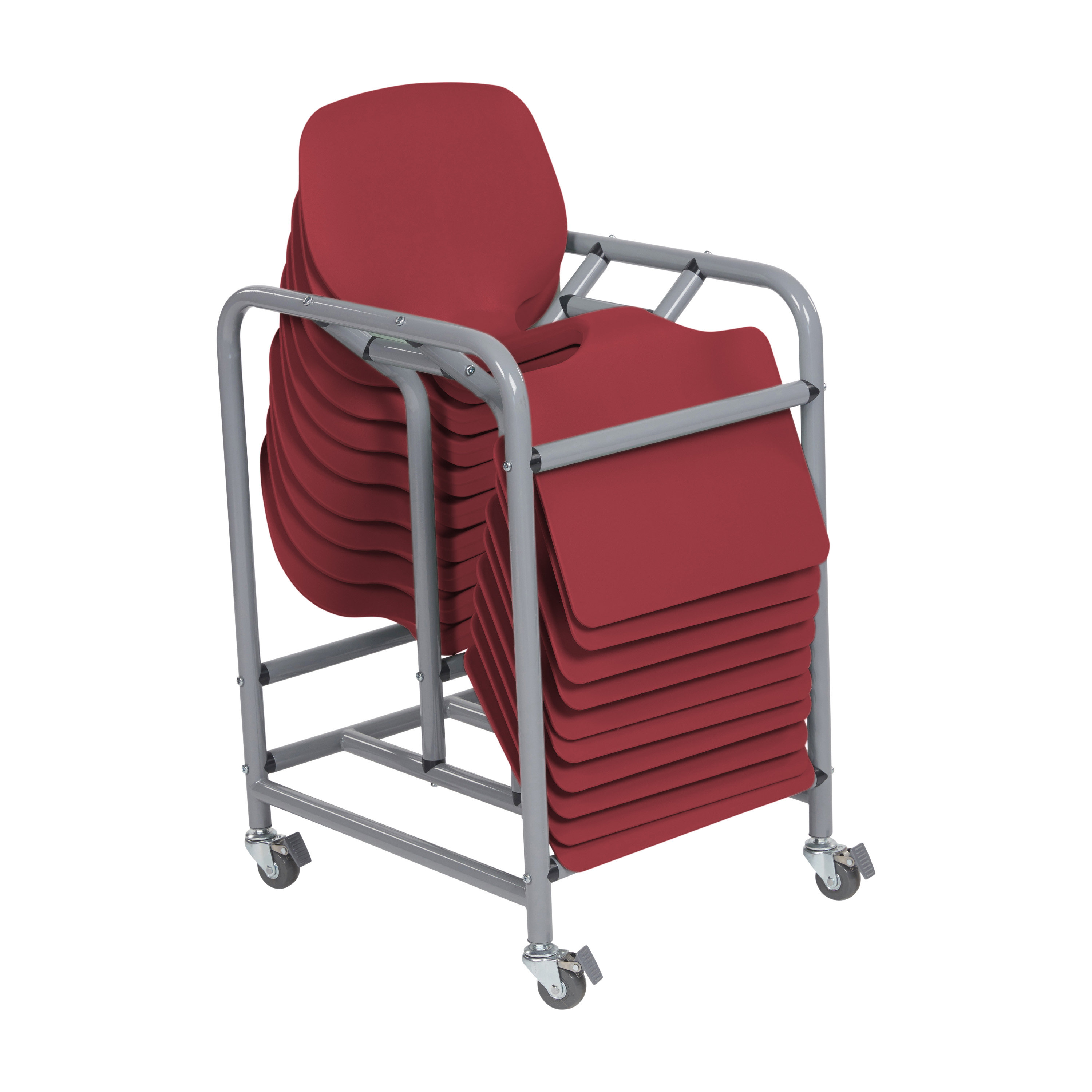 ECR4Kids The Surf Portable Lap Desk with Mobile Storage Cart, Flexible ...