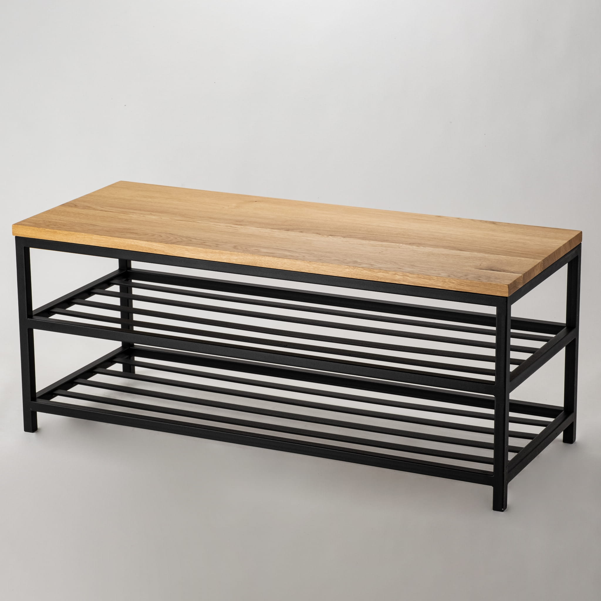 Williston Forge Solid Wood Shelves Storage Bench | Wayfair.ie