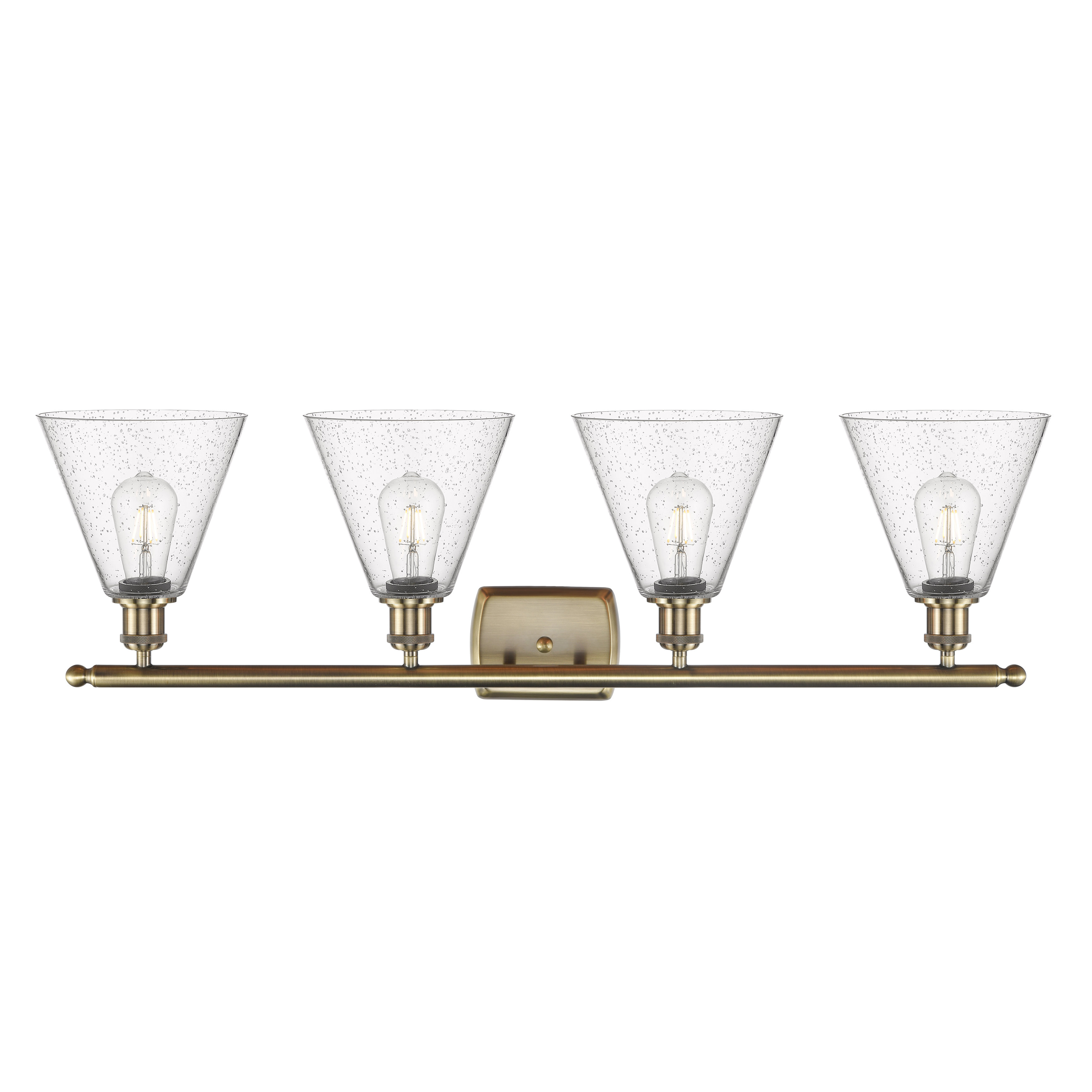 Longshore Tides Anacani 4 - Light Antique Brass Vanity Light | Wayfair