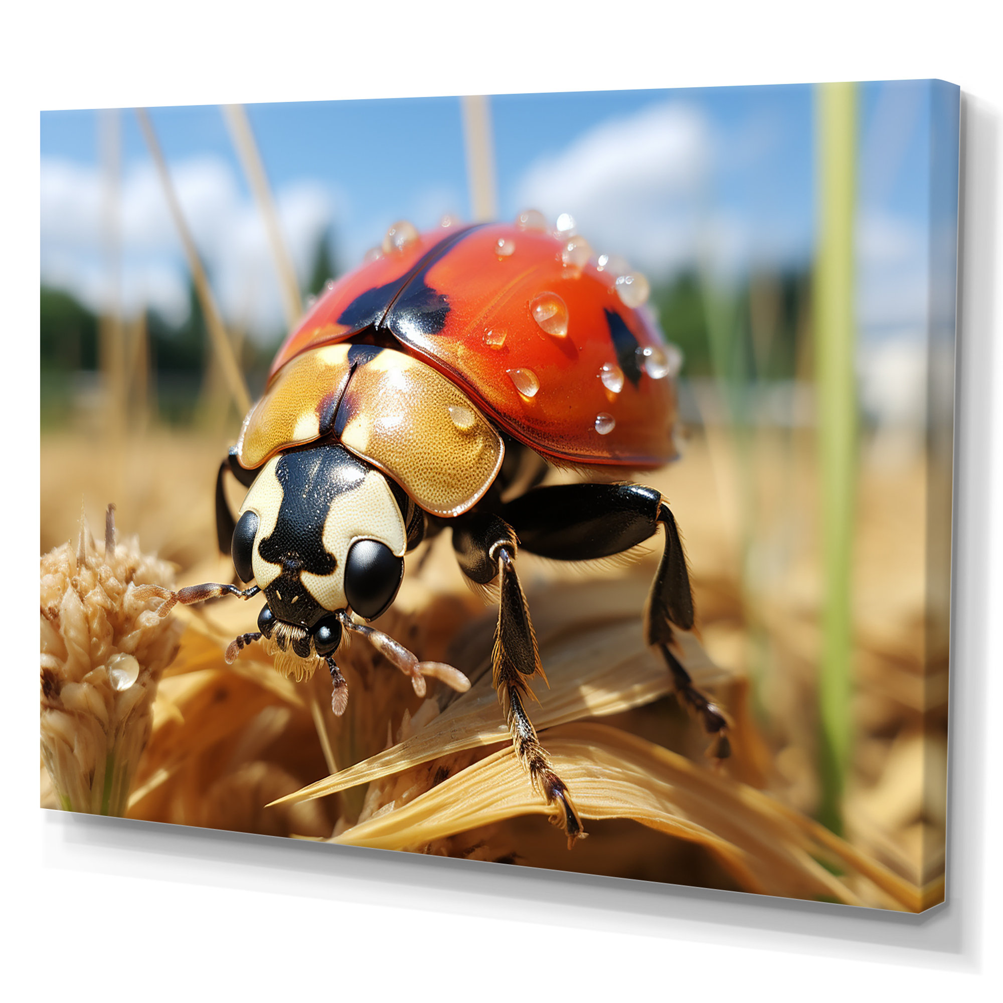 Latitude Run® Curious Ladybug Meadows - Ladybugwall Art | Wayfair