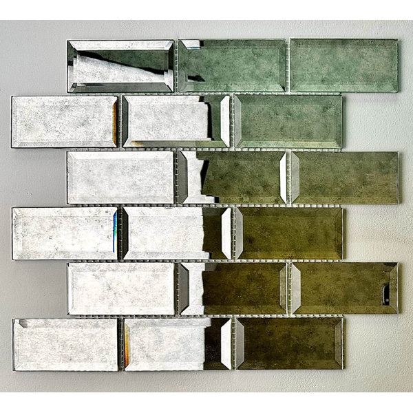 Abolos Reflections 2 in. x 4 in. Diamond Grade Glass Mirror Beveled ...