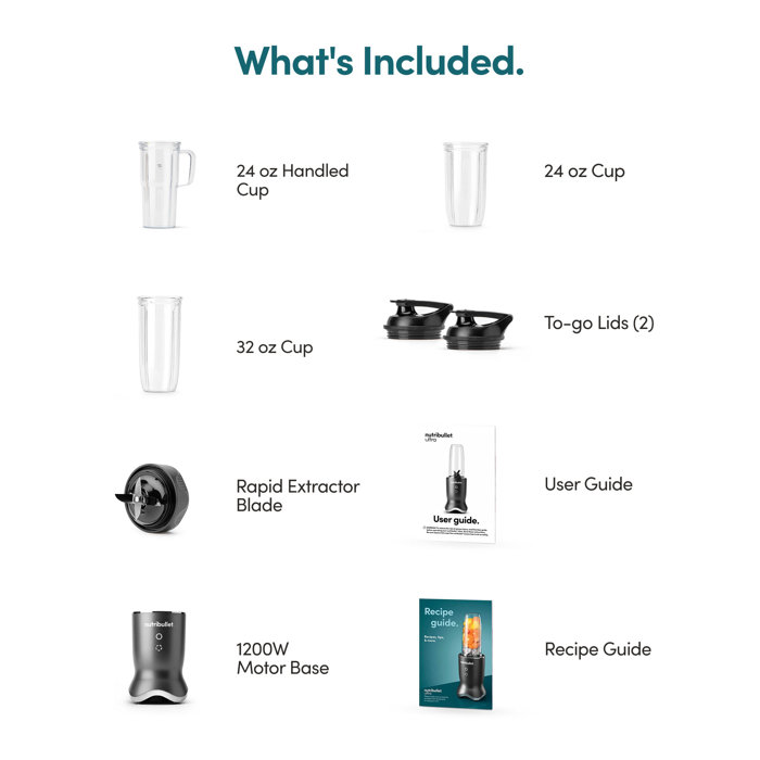 Nutribullet Ultra 1200W Single Serve Blender & Reviews | Wayfair