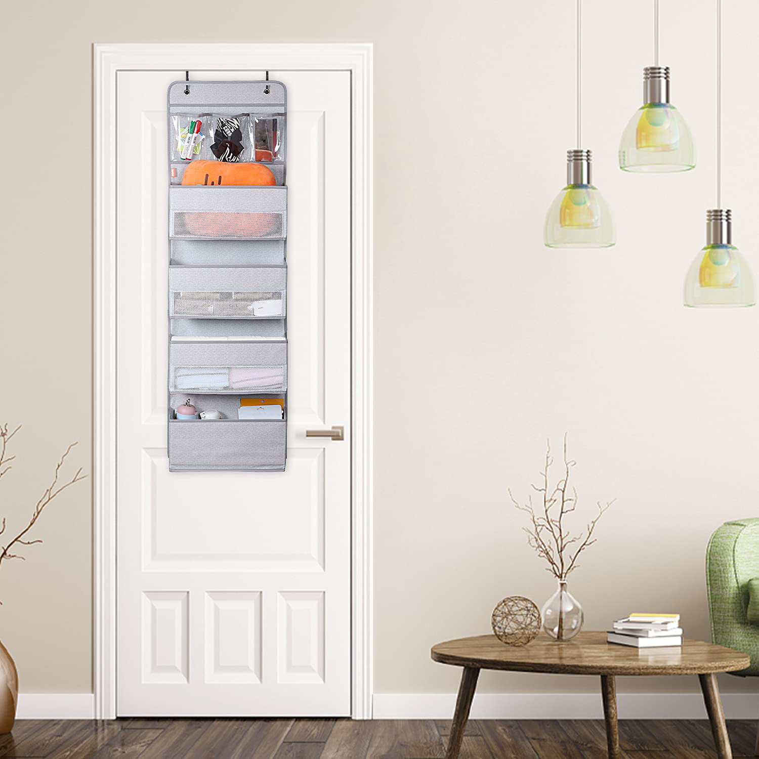 Hokku Designs Rangement au-dessus de la porte avec 7 poches - grande ...
