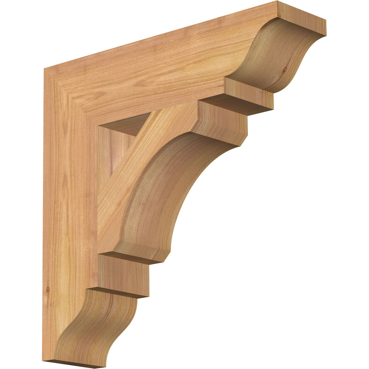Ekena Millwork BKTLEC01 Legacy Traditional Rustic Wood Bracket | Wayfair