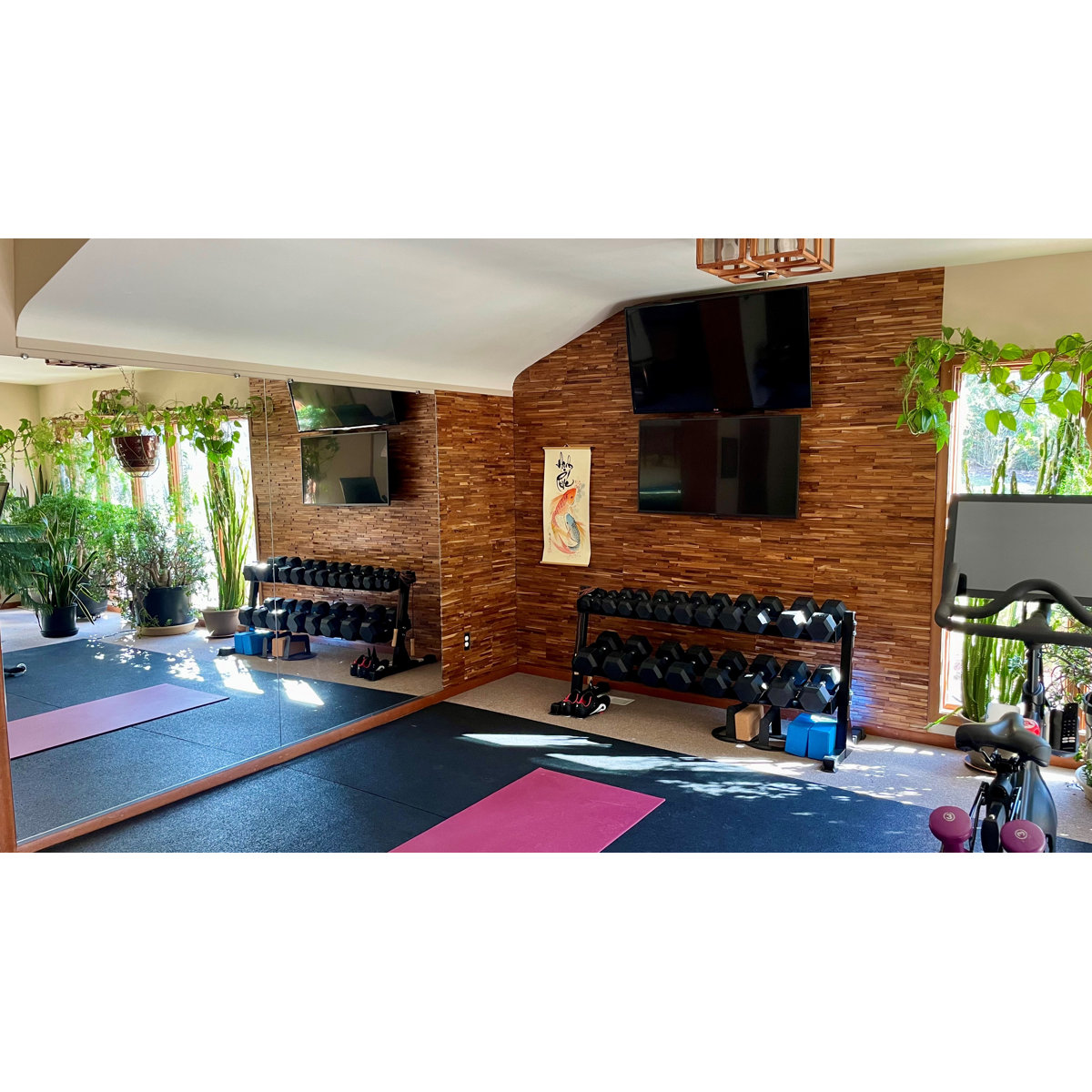Java Creations Matrix 12" x 48" Reclaimed Engineered Wood Wall ...