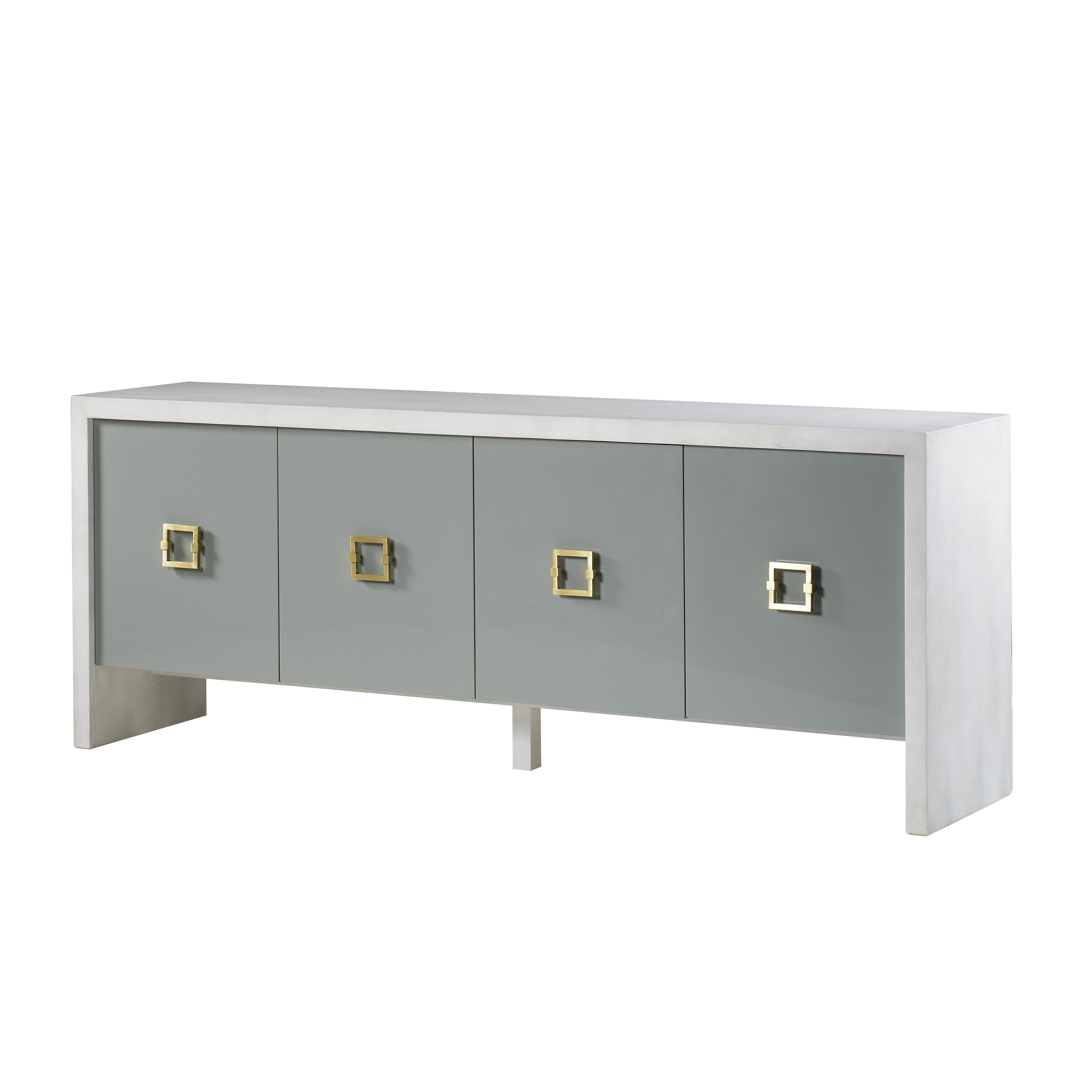 Century Monarch 89" Wide Concrete Sideboard | Perigold