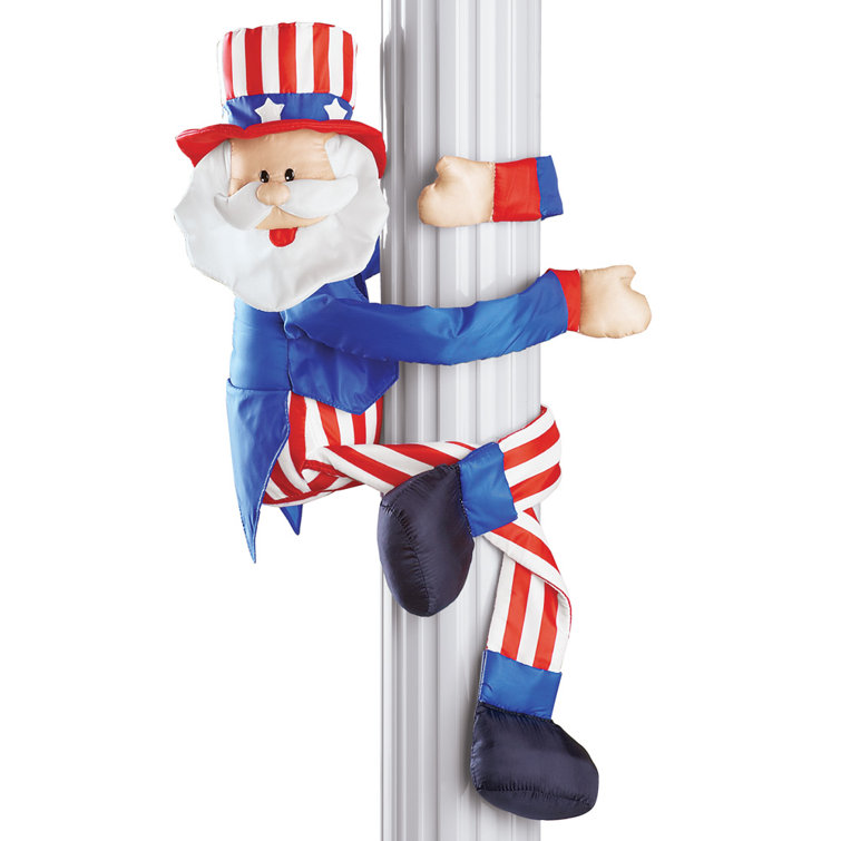 The Holiday Aisle® Patriotic Uncle Sam with Posable Arms - Wayfair Canada