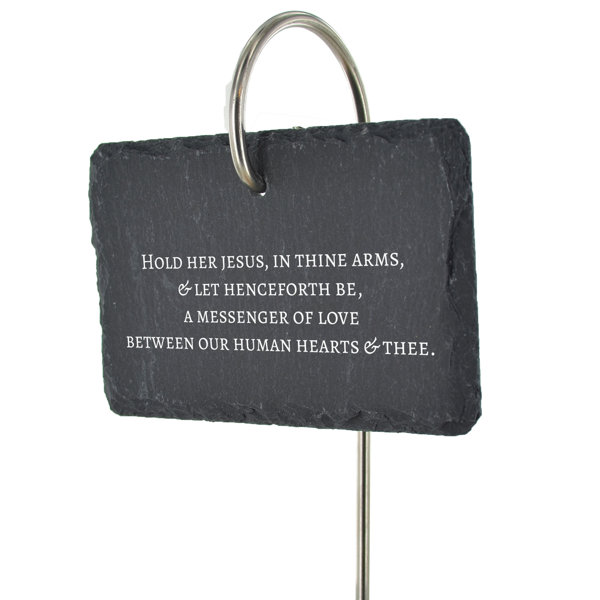 Happy Larry Lasher Hold Her Jesus Memorial Plaque | Wayfair.co.uk