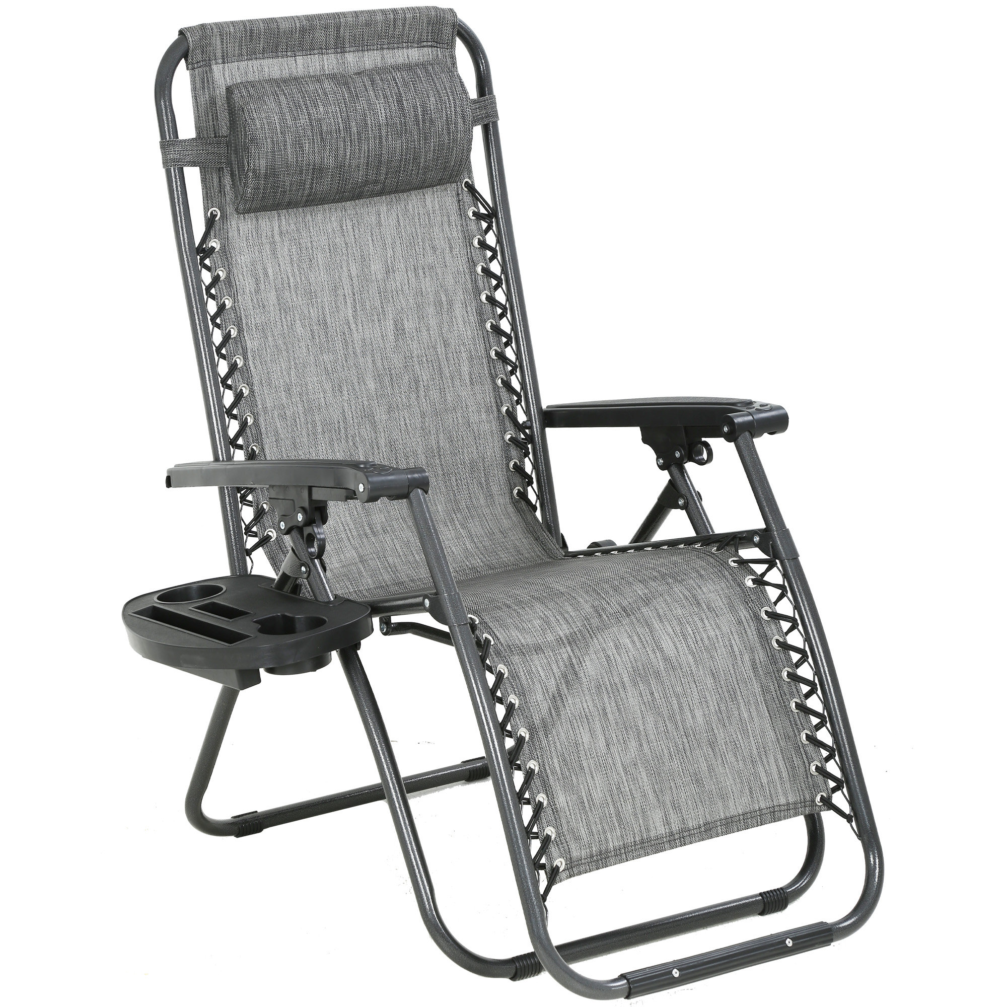 Arlmont & Co. Maxine Reclining Zero Gravity Chair with Cushion ...